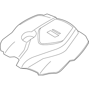 29240-2G910 Genuine Hyundai Engine Cover Assembly