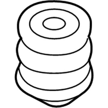 55326-2W000 Genuine Hyundai Rubber Bumper