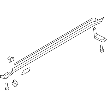87751-3K000 Genuine Hyundai Moulding Assembly-Side Sill,LH