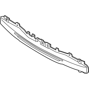 86631-3V600 Genuine Hyundai Rail-Rear Bumper