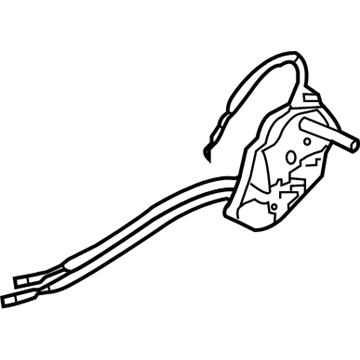 81410-2S000 Genuine Hyundai Latch Assembly-Rear Door,LH