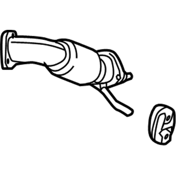 28610-C2600 Genuine Hyundai Front Muffler Assembly