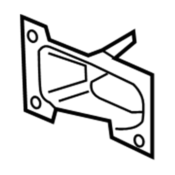 86642-3Y700 Genuine Hyundai Stay-Rear Bumper RH