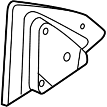 87615-3J000 Genuine Hyundai Pad-Outside Mirror,LH