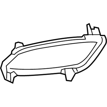 86524-2V000 Genuine Hyundai Cover-Blanking Front Fog,RH