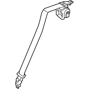 89850-J0500-TRY Genuine Hyundai Rear Center Seat Belt Assembly