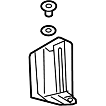 86691-G3100 Genuine Hyundai Cover-Rear Bumper Under,LH