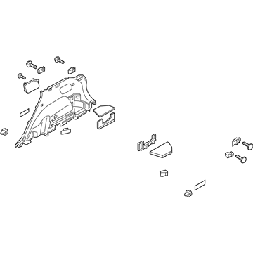 85740-D3000-TRY Genuine Hyundai Trim Assembly-Luggage Side RH