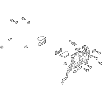 85730-D3500-TRY Genuine Hyundai Trim Assembly-Luggage Side LH