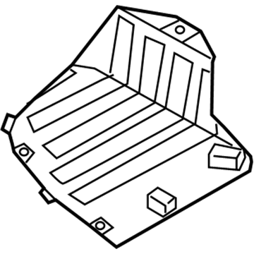 86698-J0000 Genuine Hyundai Cover-Rear Bumper Under