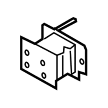 86642-J0000 Genuine Hyundai Stay-Rear Bumper RH