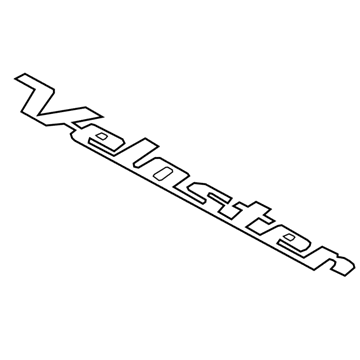 86310-2V000 Genuine Hyundai Veloster Emblem