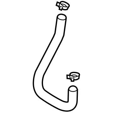 25410-D9950 Genuine Hyundai Hose Assembly-Radiator,Lower