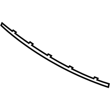 86565-B1000-PCR Genuine Hyundai Cr Piece-Bumper Grille,Center