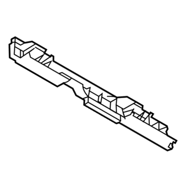 29136-J0100 Genuine Hyundai Air Guard, Left