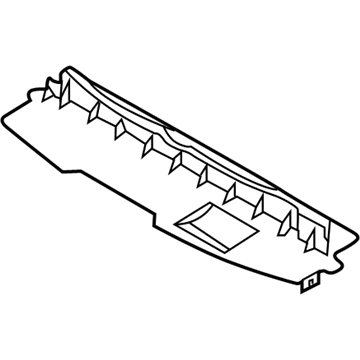 29135-H9000 Genuine Hyundai Guard-Air Radiator,Upper