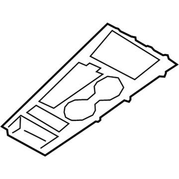 84651-K4000-TRY Genuine Hyundai Cover-Console UPR