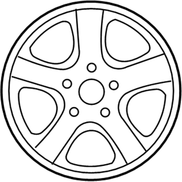 52910-2H210 Genuine Hyundai 16 Inch Wheel