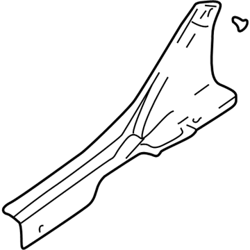 85875-2D000-LT Genuine Hyundai Trim Assembly-Rear Door Scuff LH