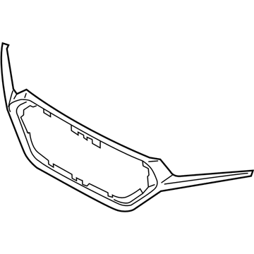86585-G2500 Genuine Hyundai MOULDING-Front Bumper Ctr,UPR