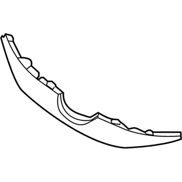 86352-2S100 Genuine Hyundai Piece-Radiator Grille,Upper