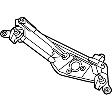 98120-J9000 Genuine Hyundai Linkage Assembly-Windshield Wiper