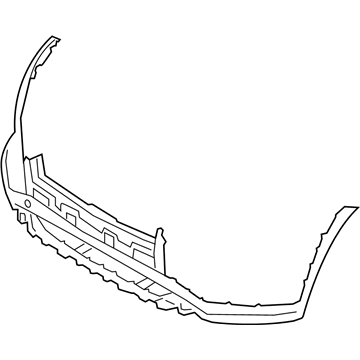 86550-S8110 Genuine Hyundai Cover-FR Bumper,LWR