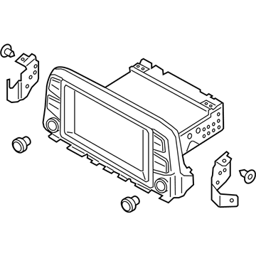 96160-J9110-TMT Genuine Hyundai Audio Assembly
