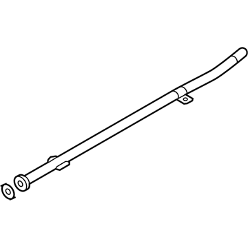 25490-3F500 Genuine Hyundai Pipe Assembly-Water Outlet