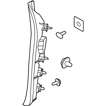 87330-S8000 Genuine Hyundai GARNISH-T/GATE UPR,RH