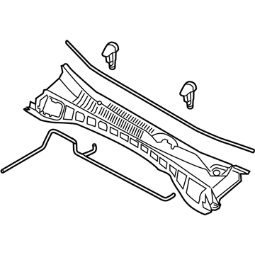 86150-S2000 Genuine Hyundai Cover Assembly-Cowl Top