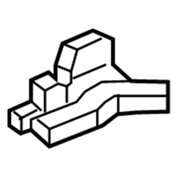 82496-C1000 Genuine Hyundai Adapter-Door Latch,RH