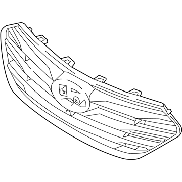 86351-4Z500 Genuine Hyundai Radiator Grille