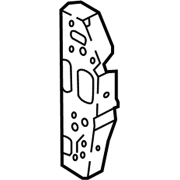 64615-H9000 Genuine Hyundai Bracket Assembly-Carrier Mounting,LH
