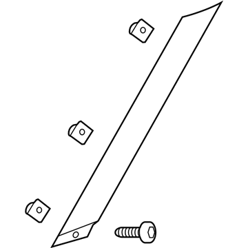 86170-2V000 Genuine Hyundai Garnish Assembly-Front,LH