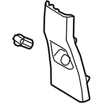 84680-J0200-TRY Genuine Hyundai Cover Assembly-Console Rear