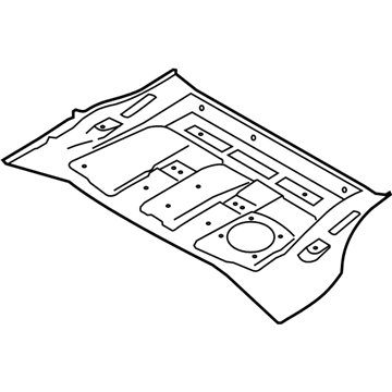 65511-S9000 Genuine Hyundai Panel Assembly-Rear Floor,FRT