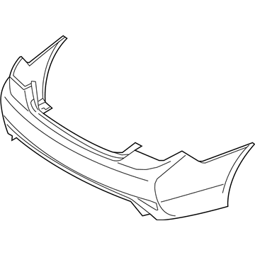 86610-4R000 Genuine Hyundai Rear Bumper Cover