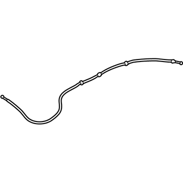 81190-S2000 Genuine Hyundai Cable Assembly-Hood Latch Release