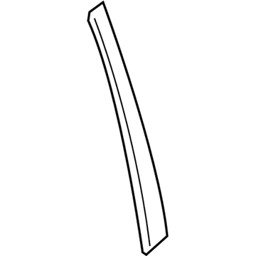 86363-J0000 Genuine Hyundai Black Tape-Front Door Rear,LH