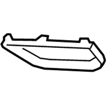 86524-4Z500 Genuine Hyundai Cover-Blanking Front Fog,RH