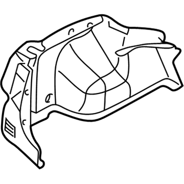 85740-2D000 Genuine Hyundai Trim Assembly-Luggage Side RH