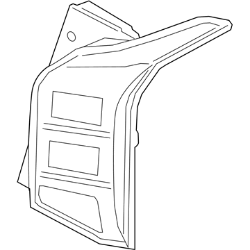 92402-S8110 Genuine Hyundai Lamp Assembly-Rear Comb Outside,RH