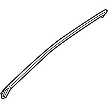 82150-2W000 Genuine Hyundai Weatherstrip-Door Opening Upper,LH