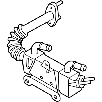 28460-2M100 Genuine Hyundai EGR Cooler