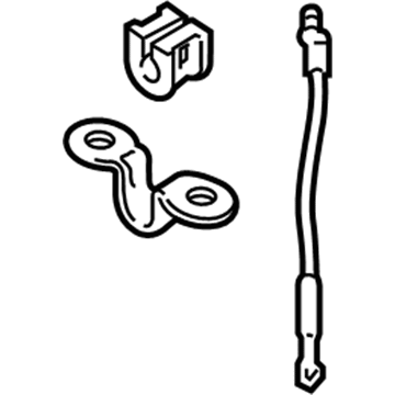 81170-2S000 Genuine Hyundai Rod Assembly-Hood Stay