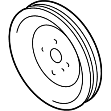 25221-23020 Genuine Hyundai Pulley-Coolant Pump