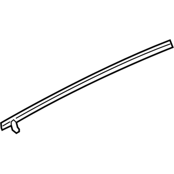 83860-3V000 Genuine Hyundai Moulding Assembly-Rear Door Frame,RH