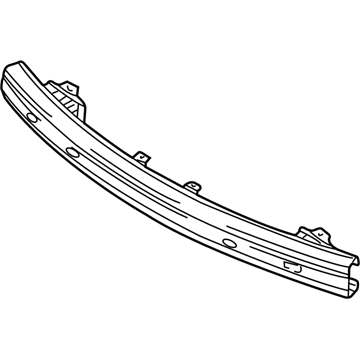 86530-2D000 Genuine Hyundai Rail Assembly-Front Bumper