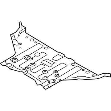 84191-K4000 Genuine Hyundai Cover-Engine Under,RR